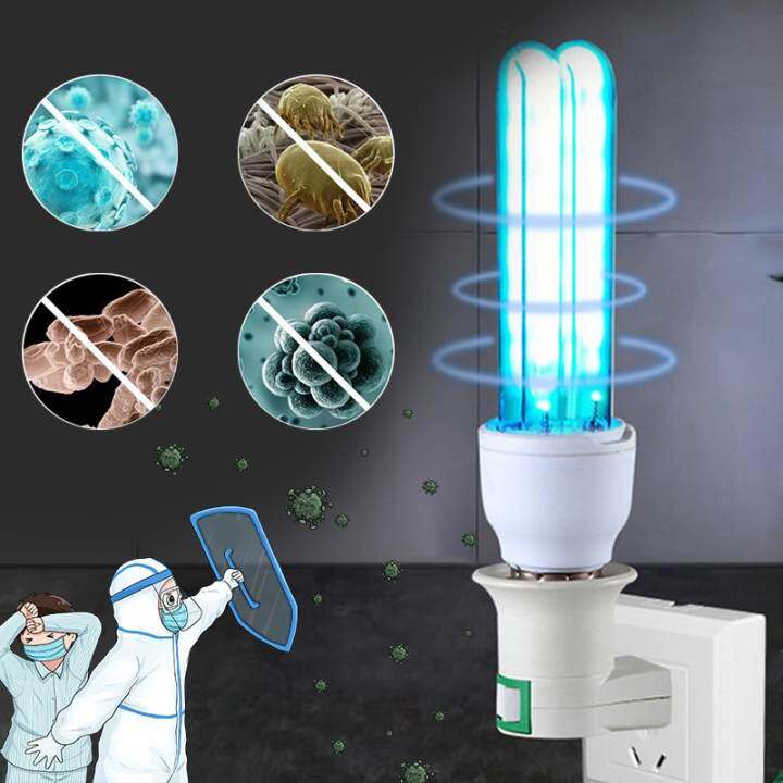 Saiqun UV Desinfection Lamp LED Sterilizer Lamp LED UVC Germicidal Lamp ...