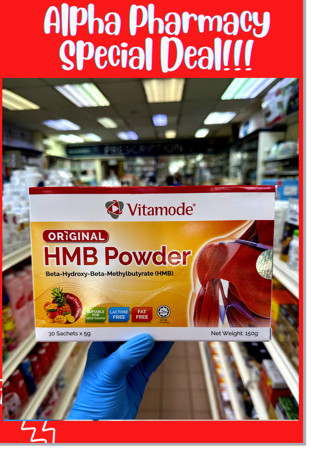 Vitamode HMB Powder 30 Sachets x 5g | [Exp:10/2024] Genuine & Ready ...