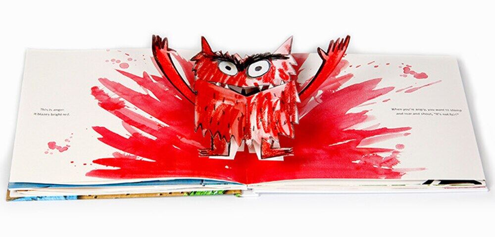 The Color Monster 3D English Emotion Book For Kids Identify Emotion And ...