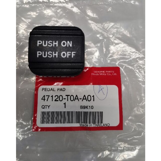 *ORIGINAL HONDA T2A ACCORD 2014-2017, TOA CRV, FOOT BRAKE PEDAL RUBBER ...