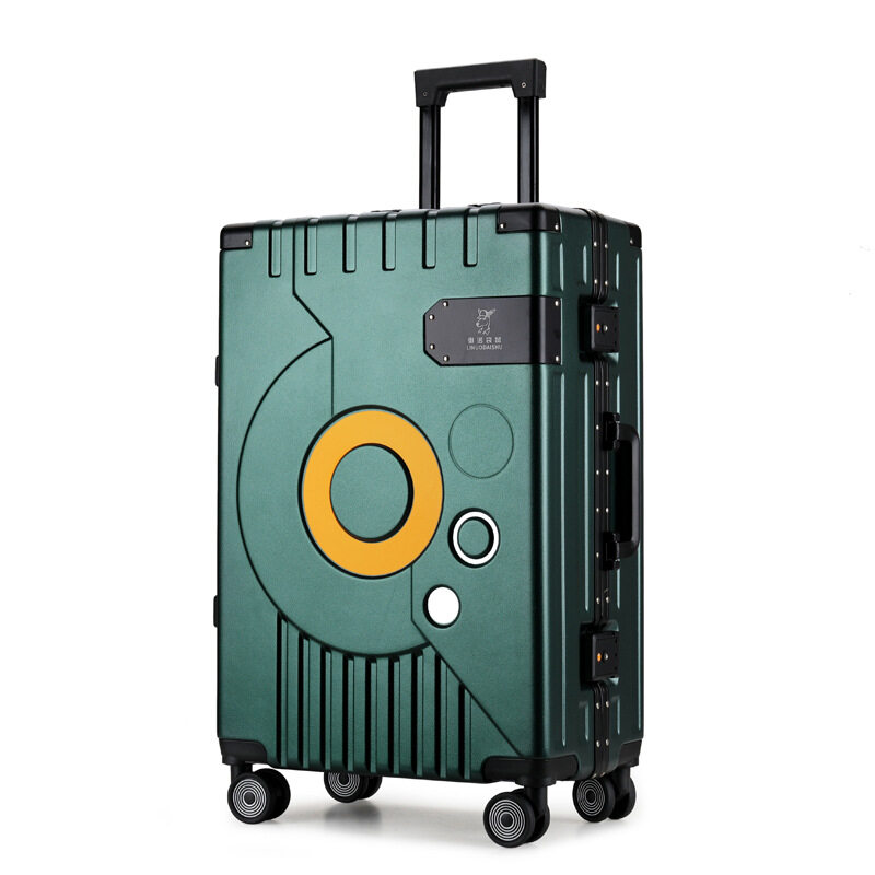 ELACCENT⚡ Vali va li đẩy khung nhôm sức chứa lớn cho va li bánh xe phổ ...