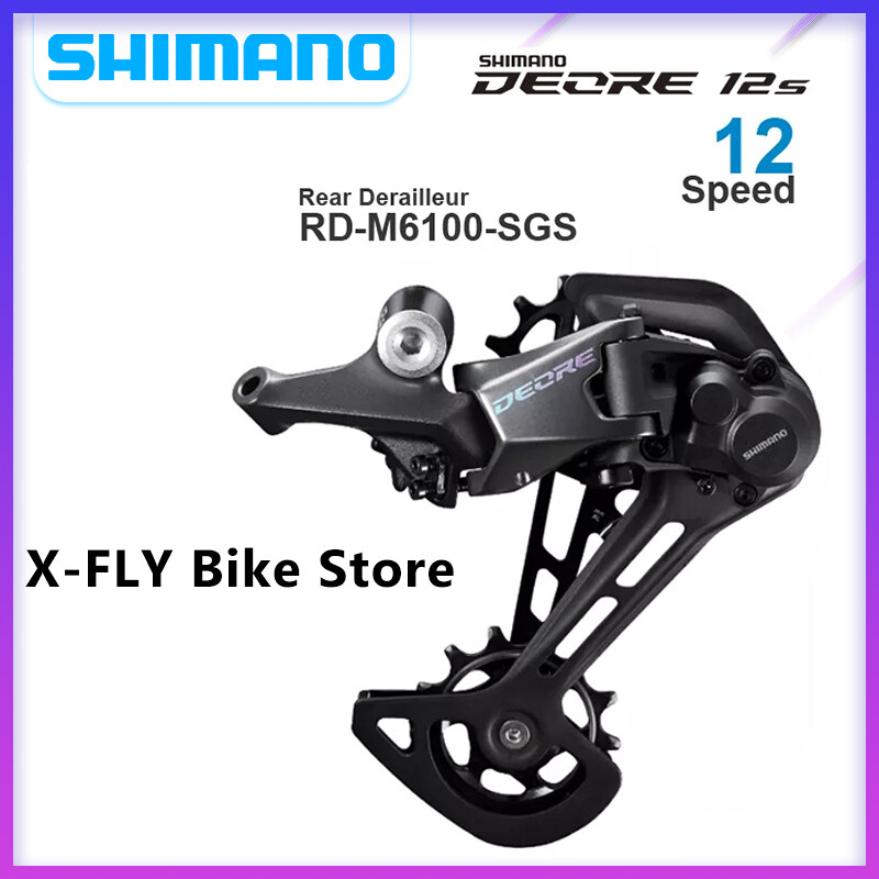 SHIMANO DEORE SLX M6100 12S SGS Cage ยาวด้านหลัง Derailleur SHADOW RD ...