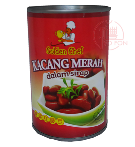 GOLDEN CHEF Red Kidney In Syrup / Kacang Merah Dalam Sirap 400gm | Lazada