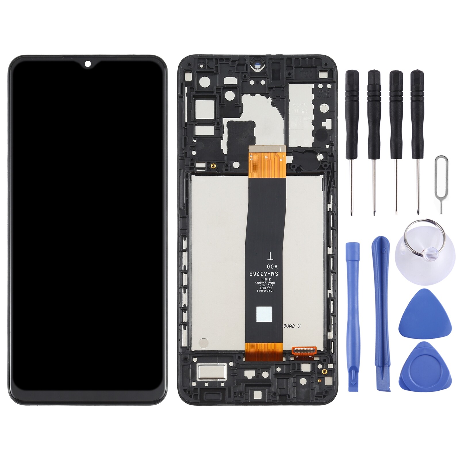 จอ LCD แบบดั้งเดิมและ Digitizer Full Assembly พร้อมกรอบสำหรับ Samsung ...
