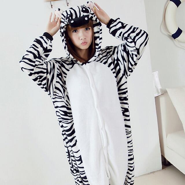 Unicorn Pajamas Adult Animal Onesies for Women Men Couple 2020 Winter ...