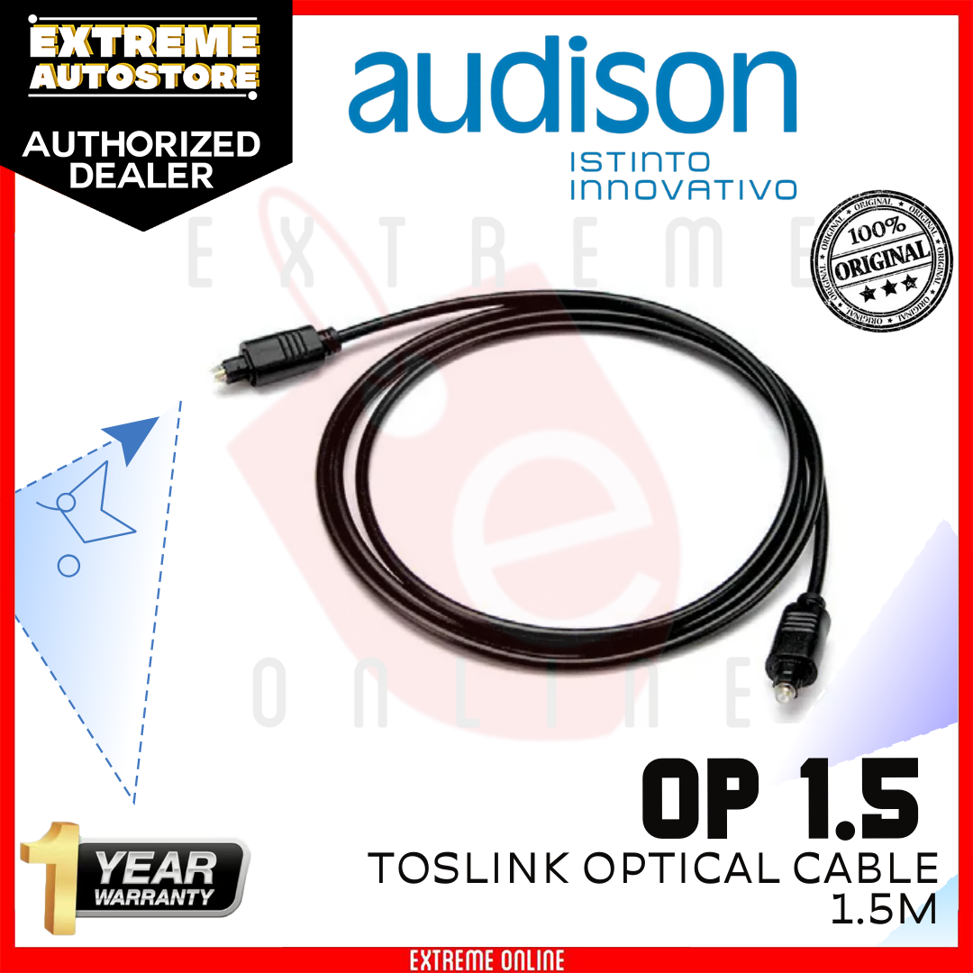 Audison OP 1.5 Toslink Optical Cable 1.5m | Lazada