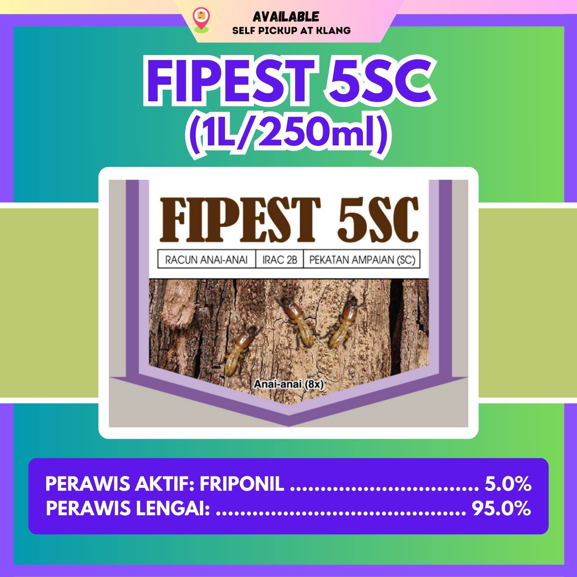 Fipest 5SC (Fipronil) 250ml & 1L High-Quality Termiticide Effective ...