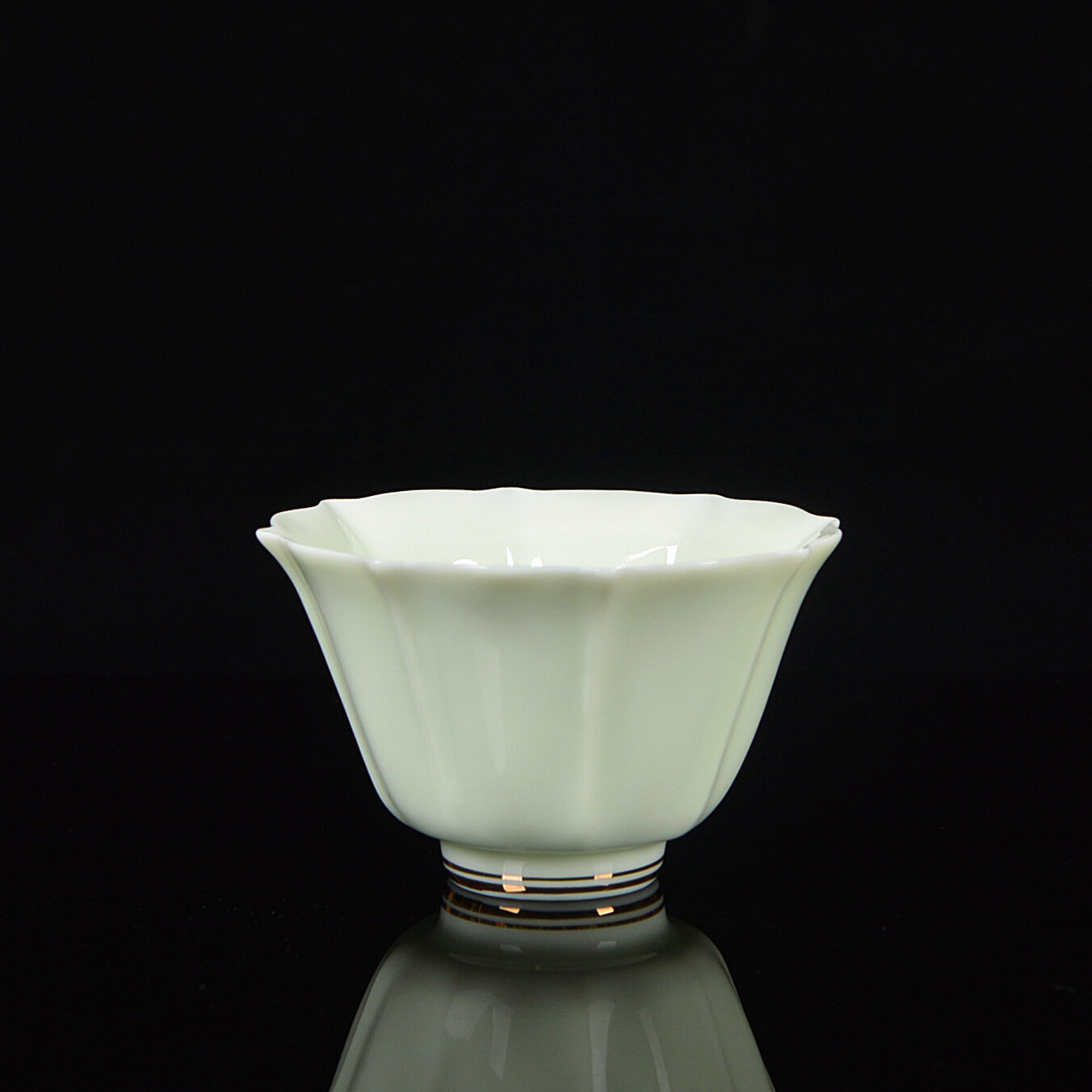 แกะไขมันหยกพอร์ซเลนโท Cawan Seramik Cawan Besar Teh ชุดถ้วยเดียว Teh ...