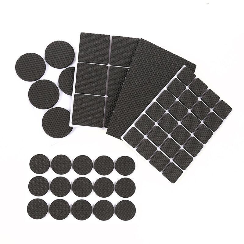 Adhesive Rubber Anti-skid Scratch Diy Resistant Furniture Feet Floor ...