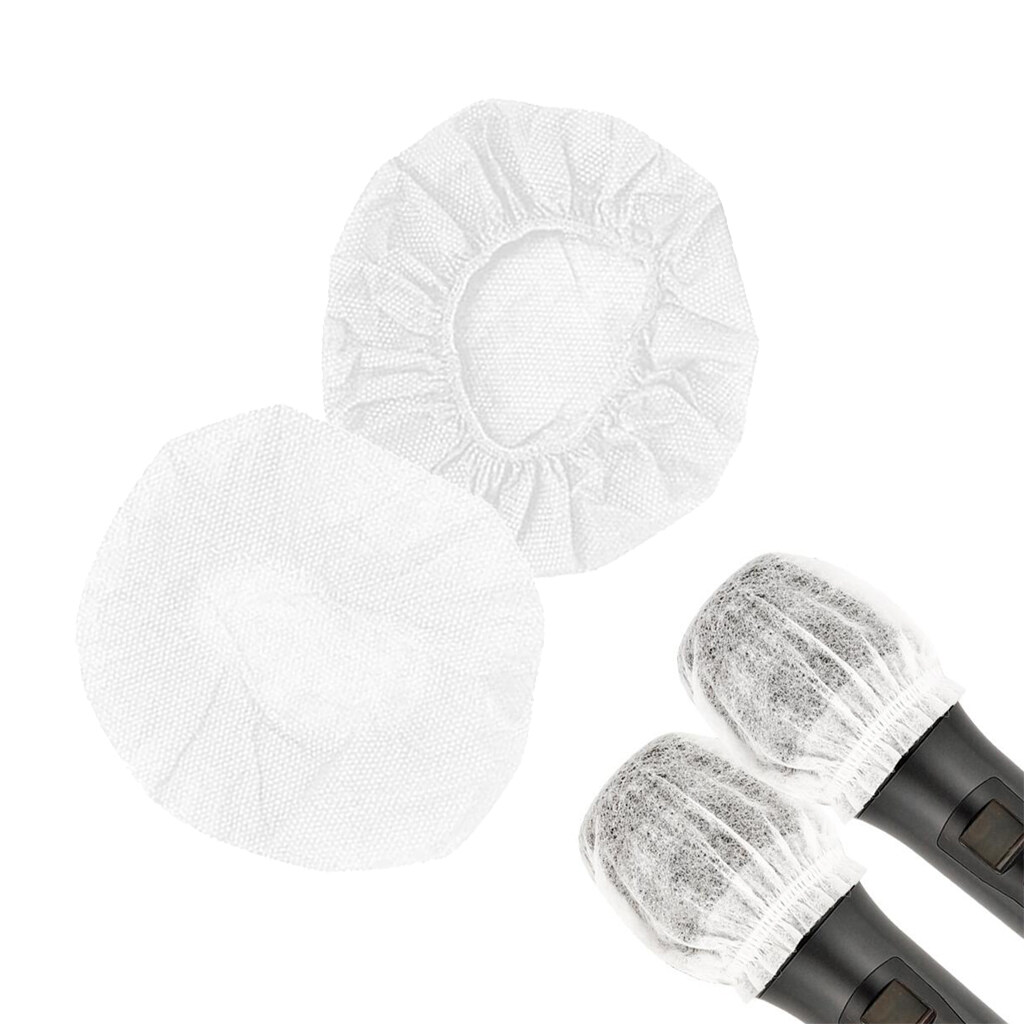 BolehDeals 200 Count Microphone Hygiene Cover Odor Removal Disposable ...