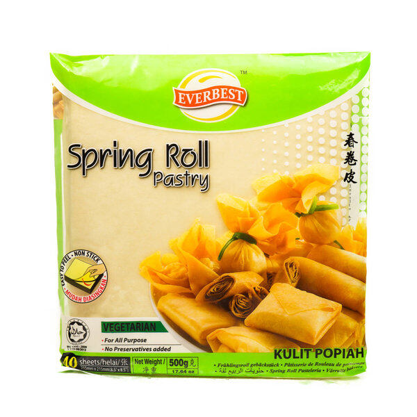 Everbest, Spring Roll Pastry (7.5" / 8.5") (500g) 春卷皮 (Kulit Popiah ...