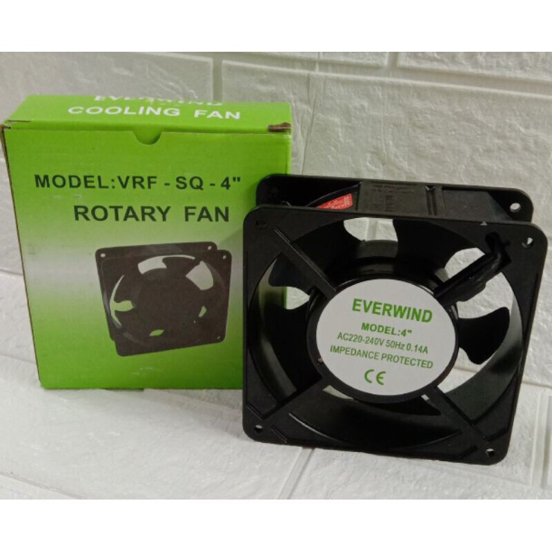 4" EVERWIND ROTARY FAN VRF-SQ-4" VIDEO FAN | Lazada