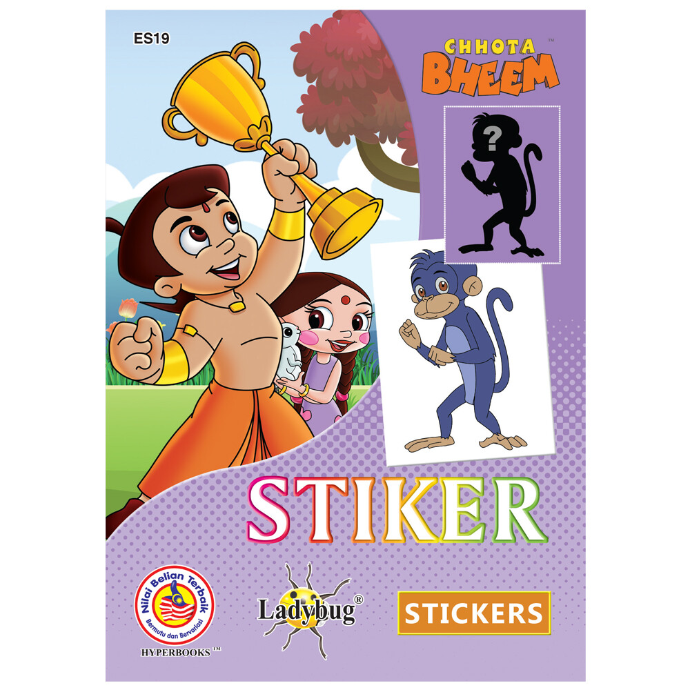 Chhota Bheem Stickers 4 Pages B6 Size ES 19 | Lazada