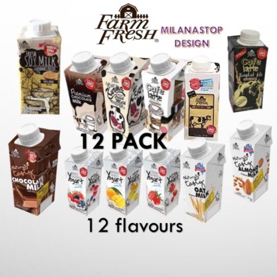 SUSU FARM FRESH PELBAGAI MENU 200ML | Lazada