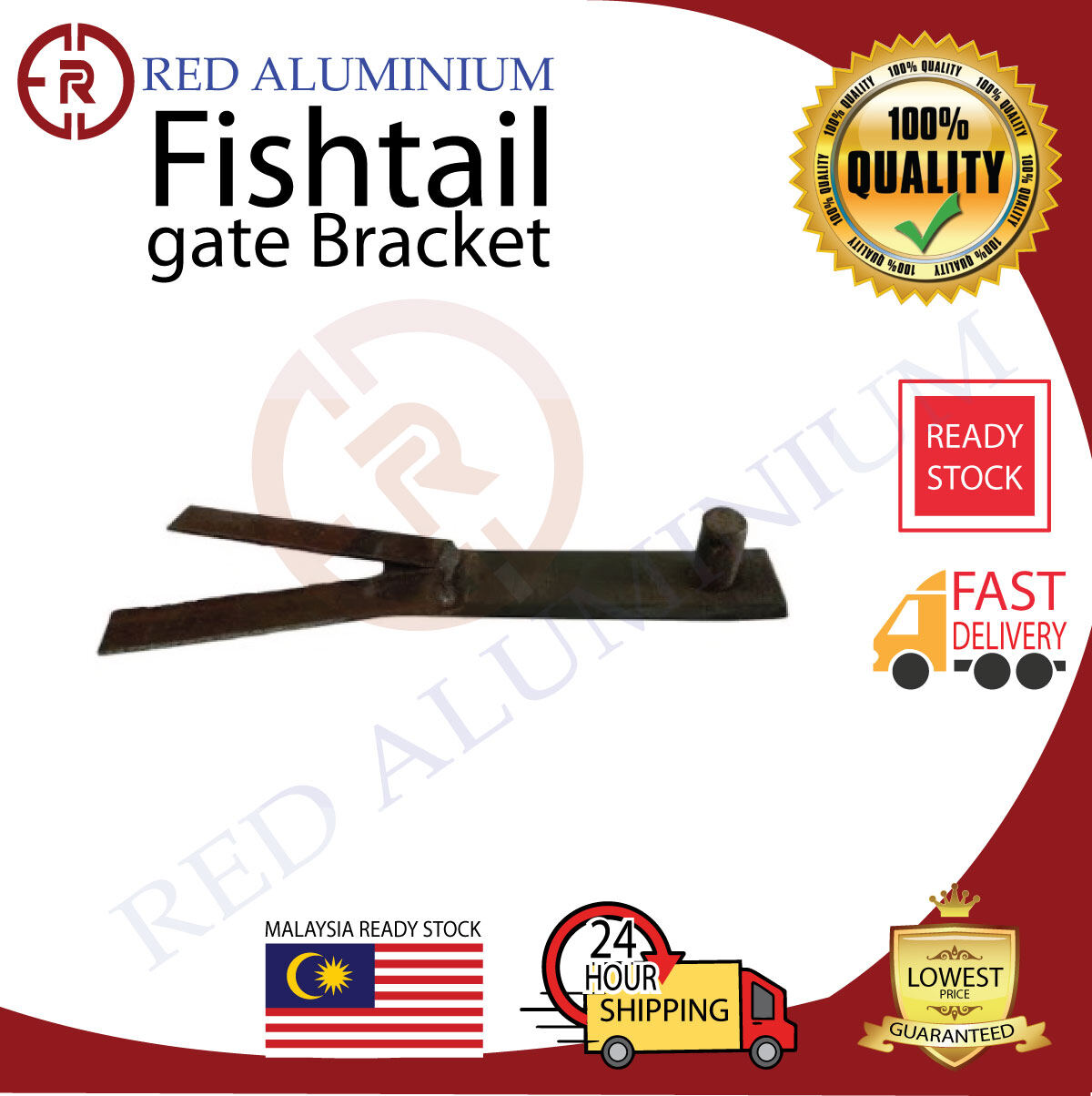 Fish tail Gate Bracket Main Gate Hinges Support Pagar Hinges Bearing ...