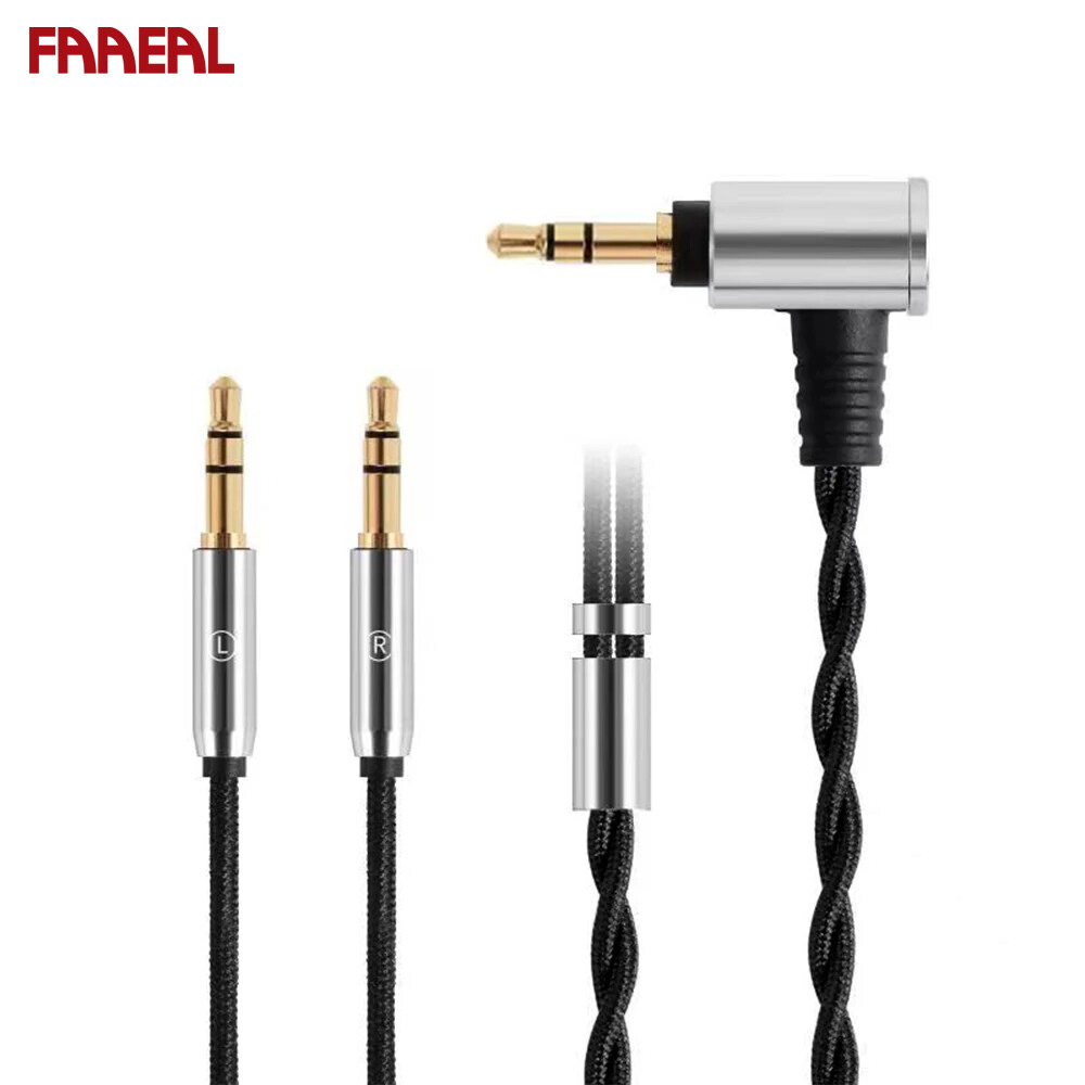 FAAEAL Replacement Cable For Hifiman SUNDARA Ananda 2.5mm/3.5mm/4.4mm Upgrade Cables With Dual 3 ...