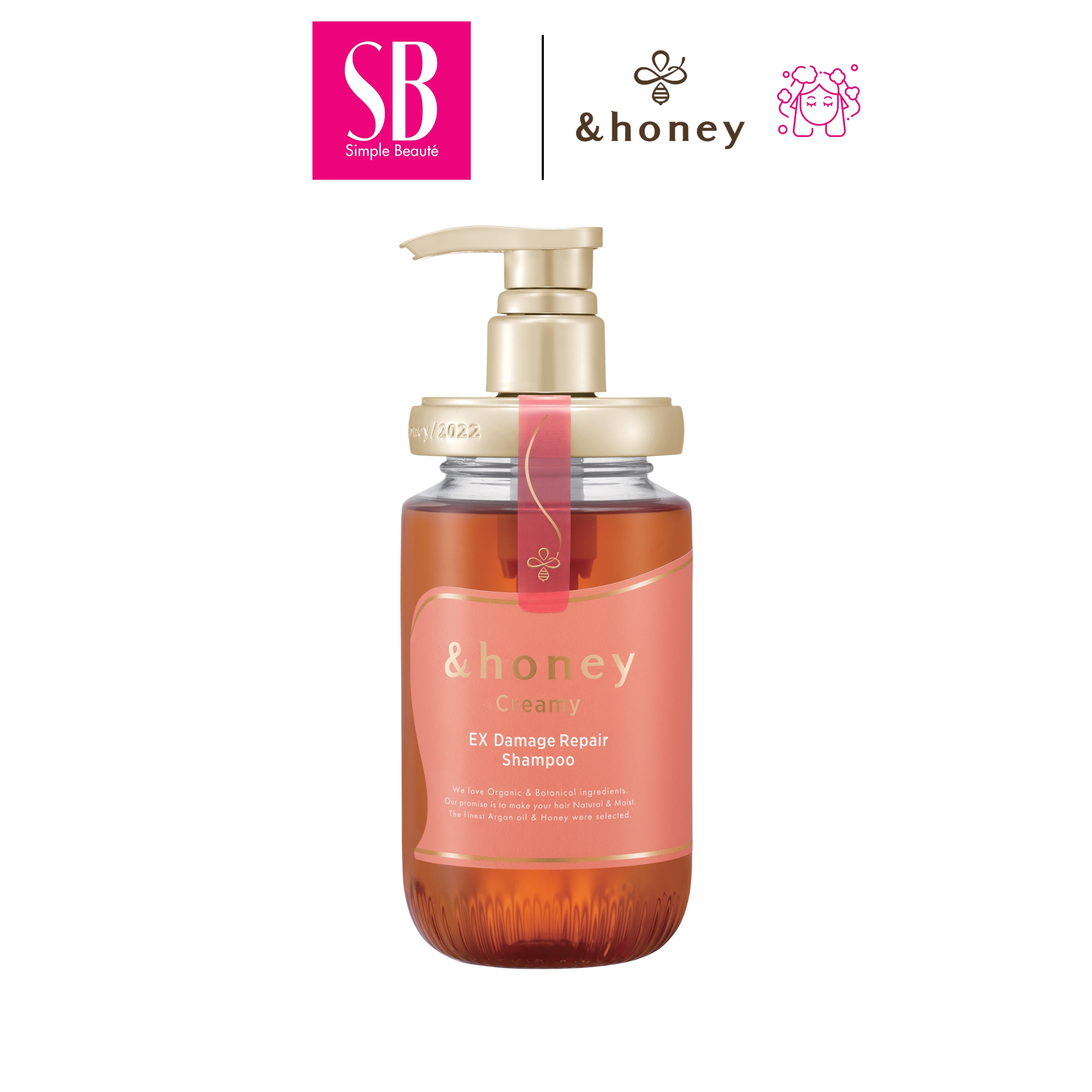 &Honey Creamy Ex Damage Repair Shampoo 450ml | Lazada