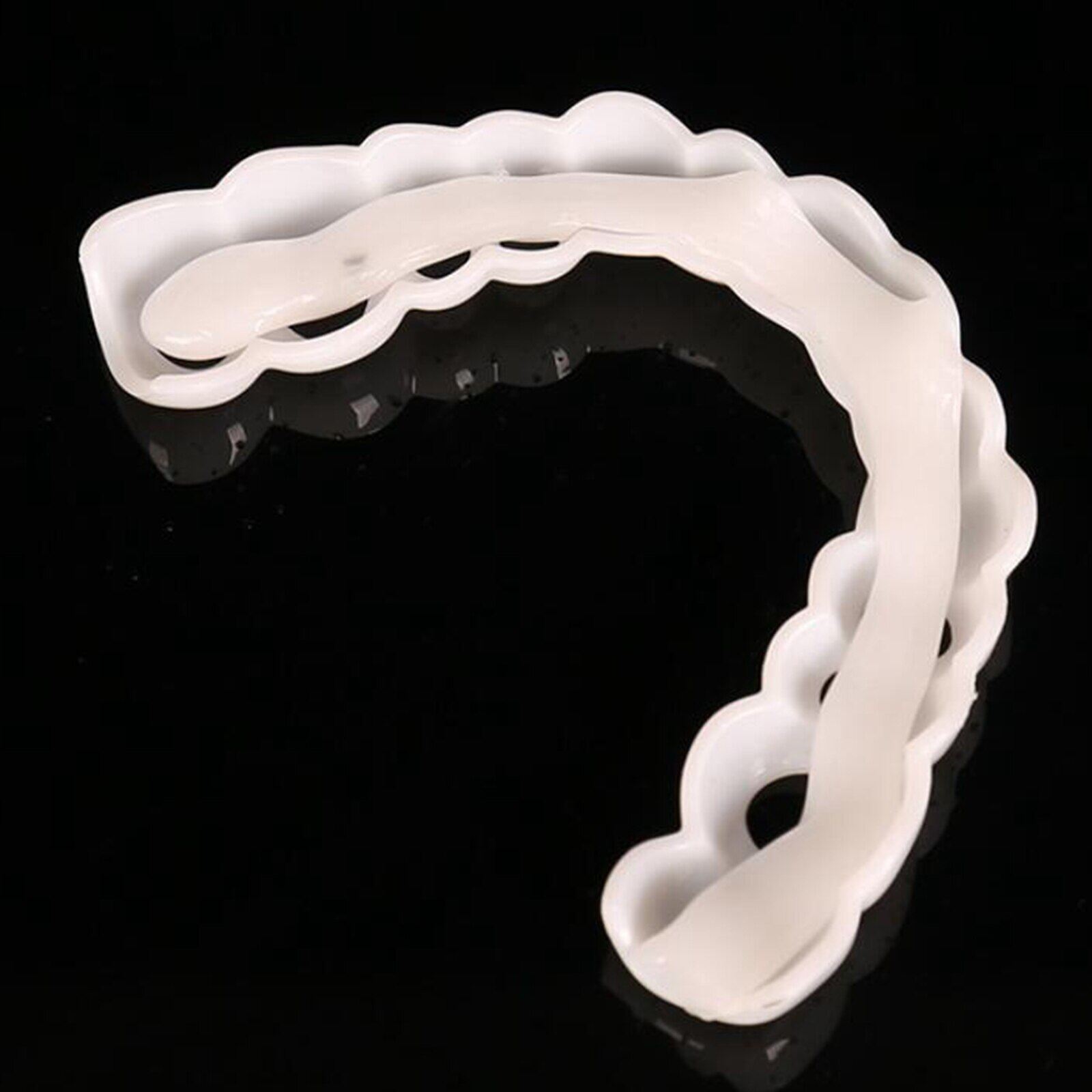 False Teeth Veneer Silicone Top & Bottom Teeth Veneers Temporary Fake ...