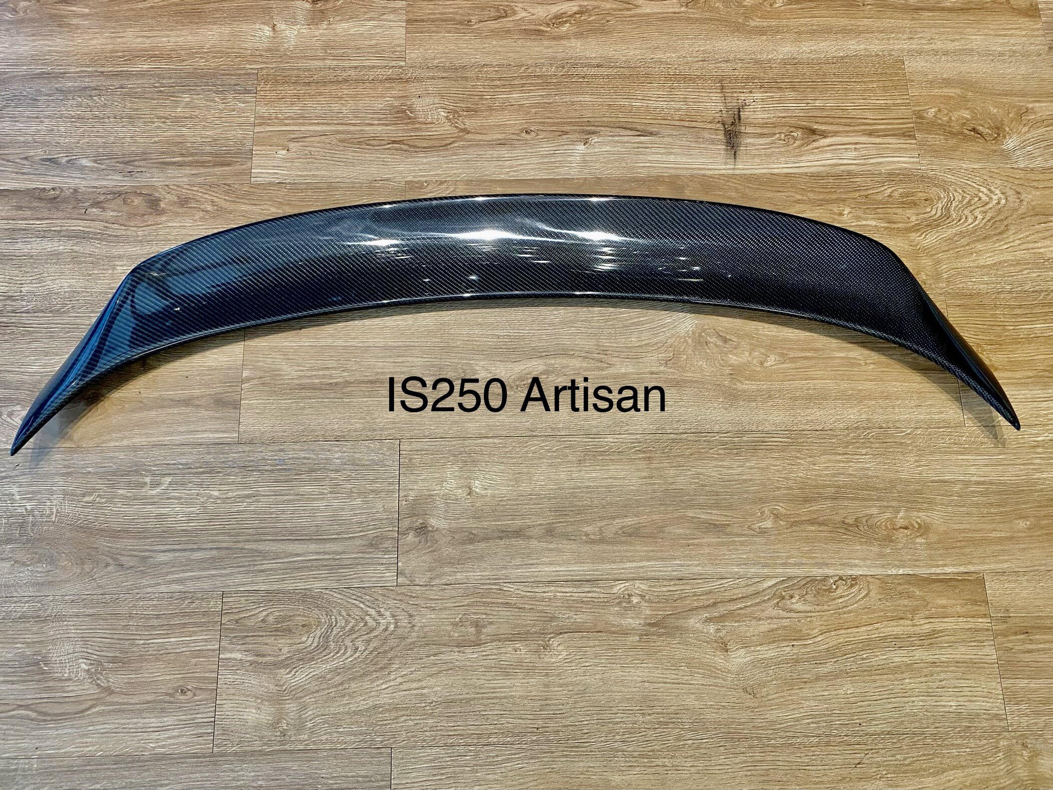 Lexus Is250 is350 artisan carbon fiber rear boot trunk ducktail lip ...