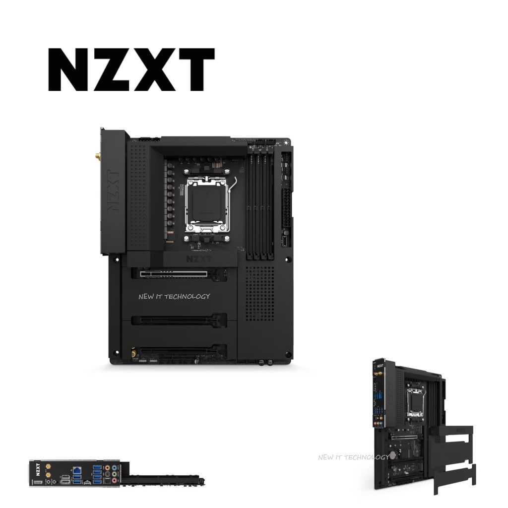 NZXT N7 B650E AM5 AMD B650 chipset (Supports AMD Socket AM5 Ryzen CPUs ...