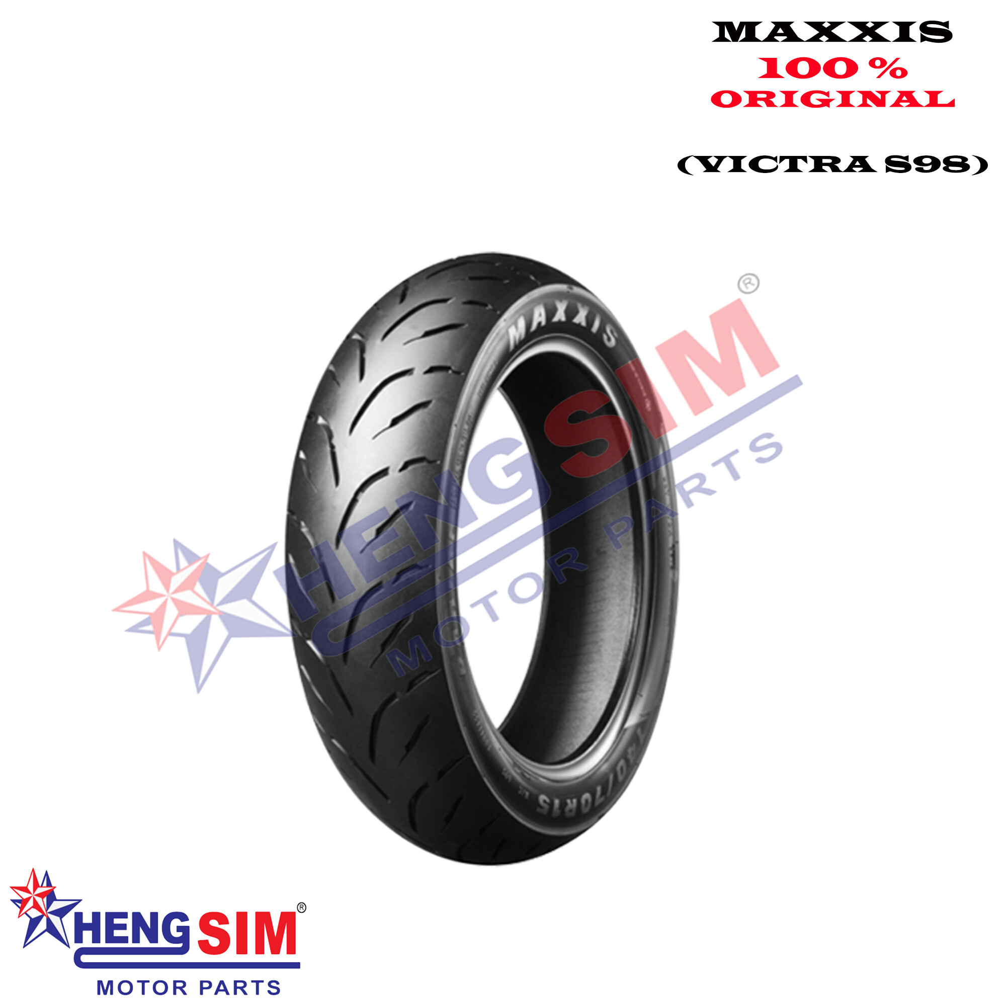 MAXXIS TYRE MOTORCYCLE SCOOTER VICTRA S98 TUBELESS TAYAR | Lazada