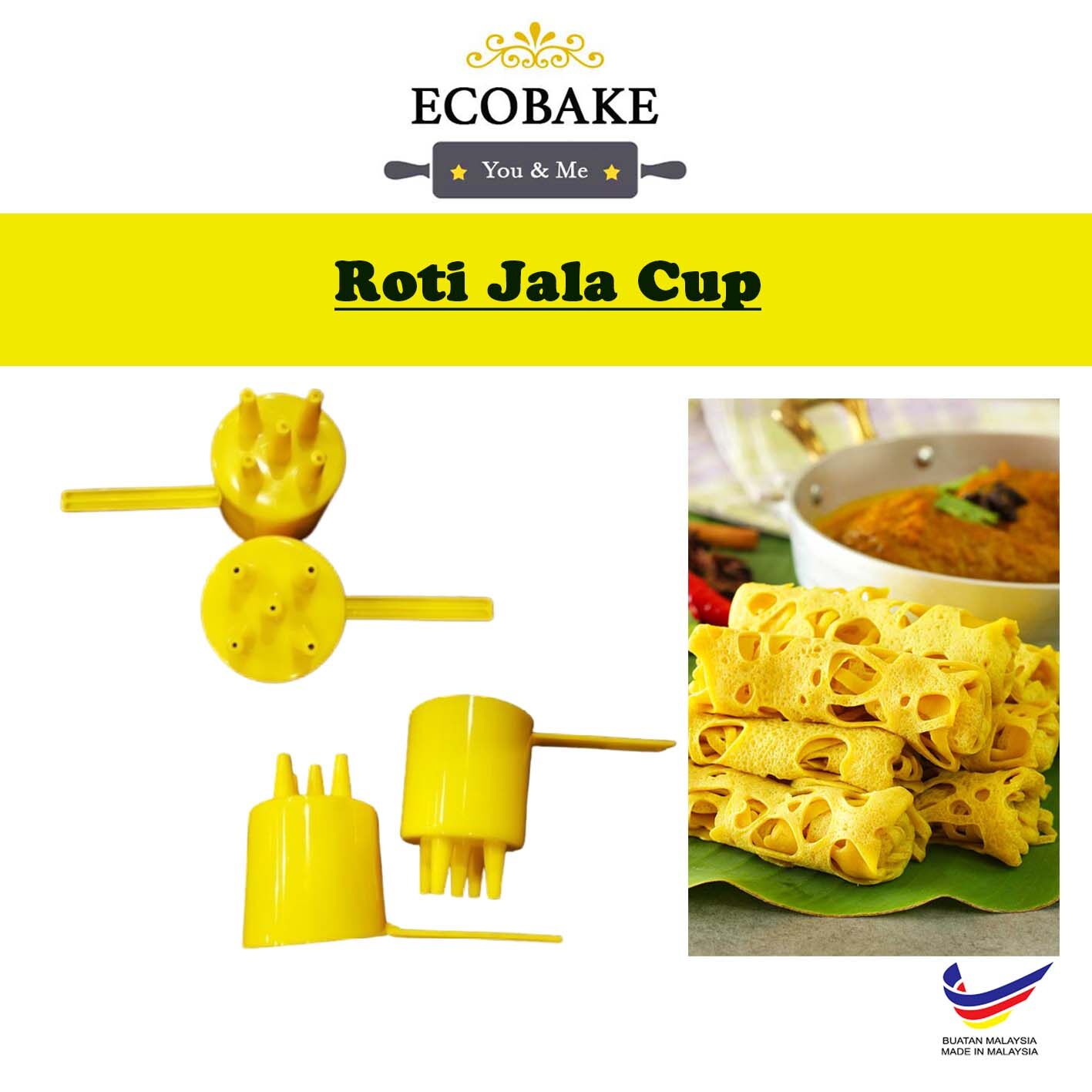 Acuan Roti Jala Cup / Roti Jala Mould | Lazada