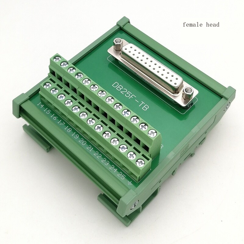 New♚ PLC terminal block DB25 serial parallel port terminal adapter ...
