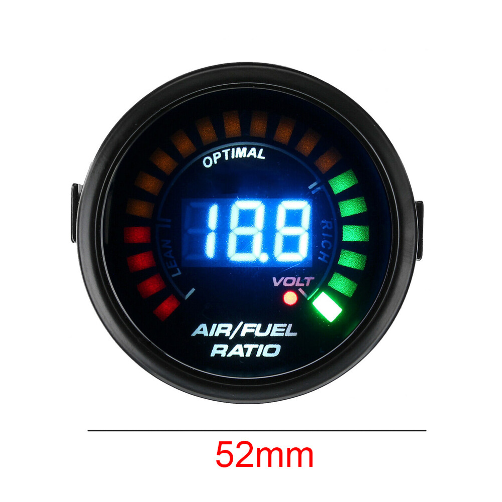 20LED Digital Analog Auto Oil Temperature Car AFR Monitor Instrument ...