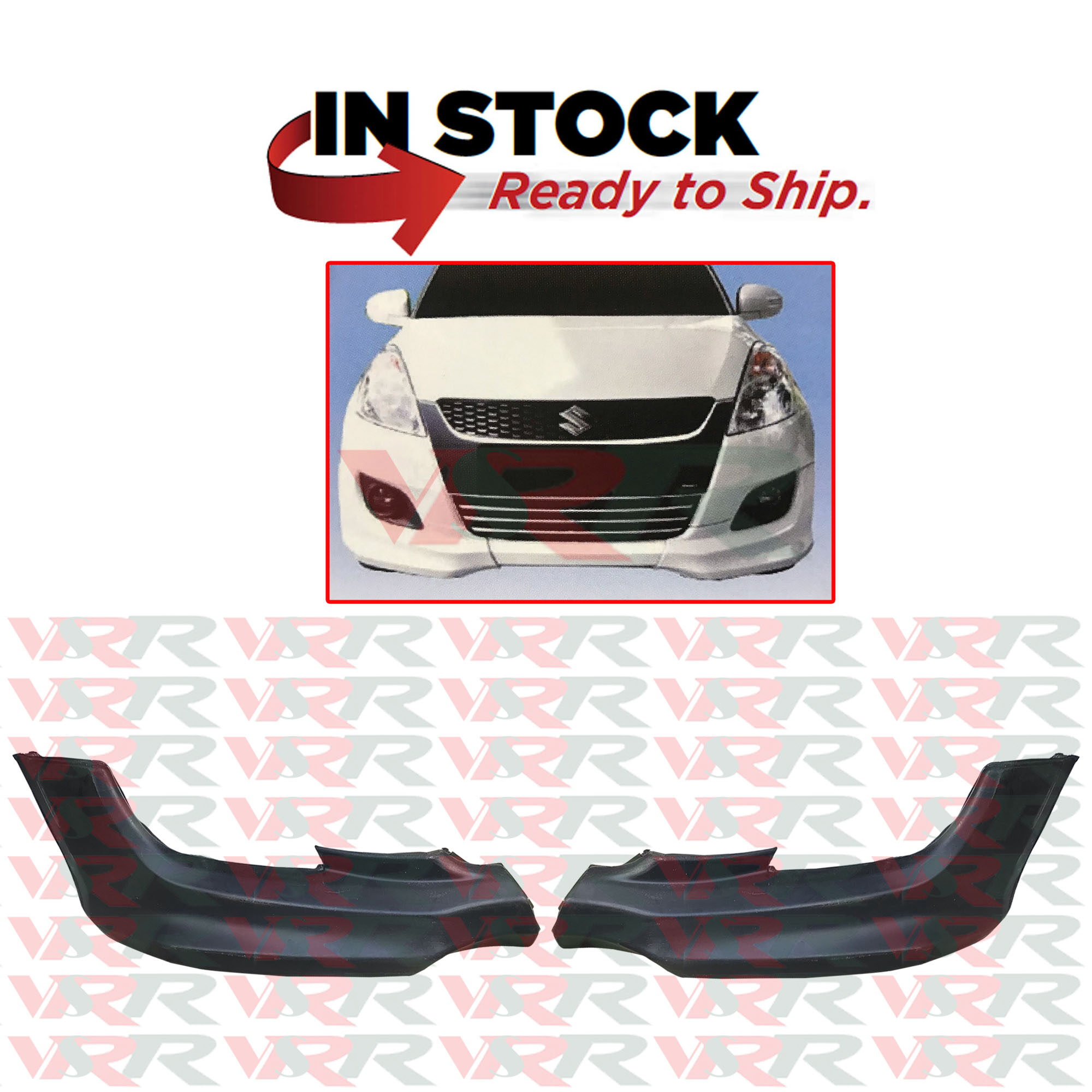 Suzuki Swift 3rd Gen (2013) OEM Style Front Skirt Skirting Bumper Under ...