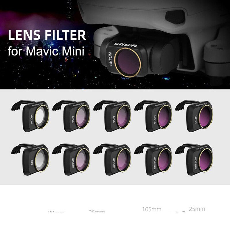 Mavic Mini 2 Gimbal Camera MCUV CPL ND-PL Lens Filter for DJI Mavic ...