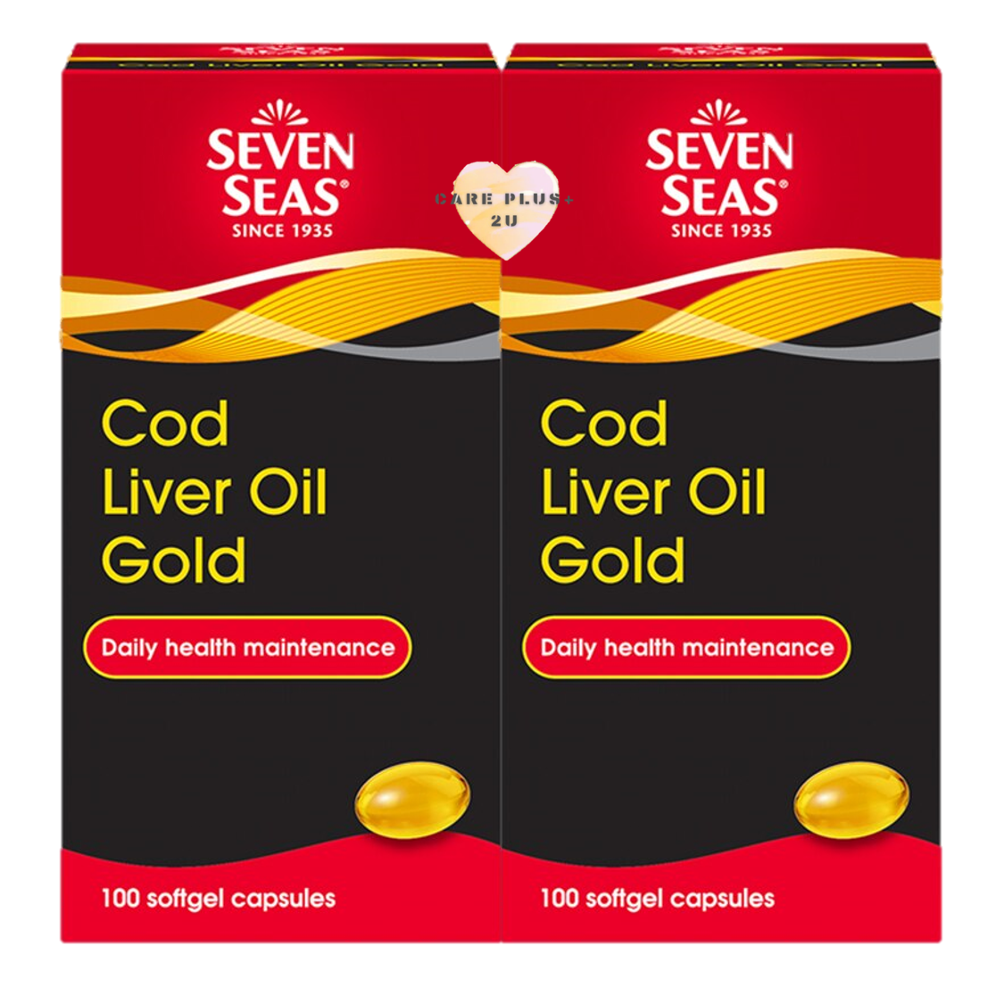 Seven Seas Cod Liver Oil Gold Softgel (100's/bot) / (2x100's) | Lazada