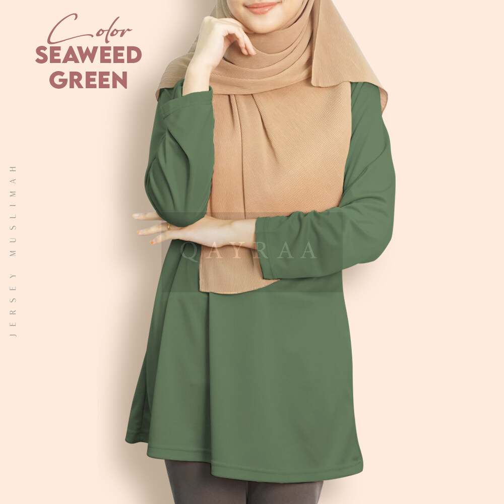 𝐐𝐀𝐘𝐑𝐀𝐀 Jersi Muslimah / Jersey Muslimah Plain / Baju Sukan Muslimah ...