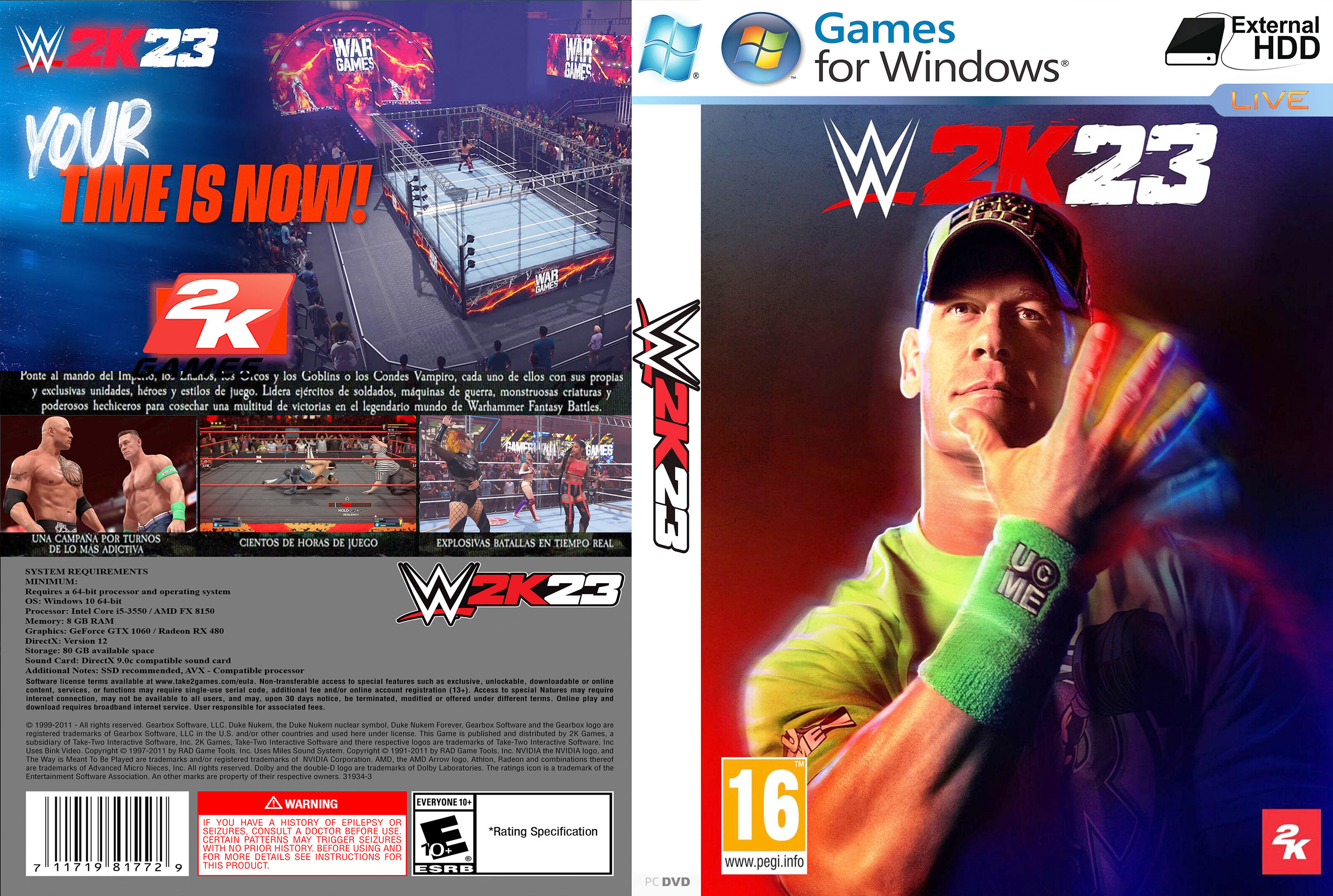 WWE 2K23 PC GAME Offline [Pendrive INSTALLATION] | Lazada