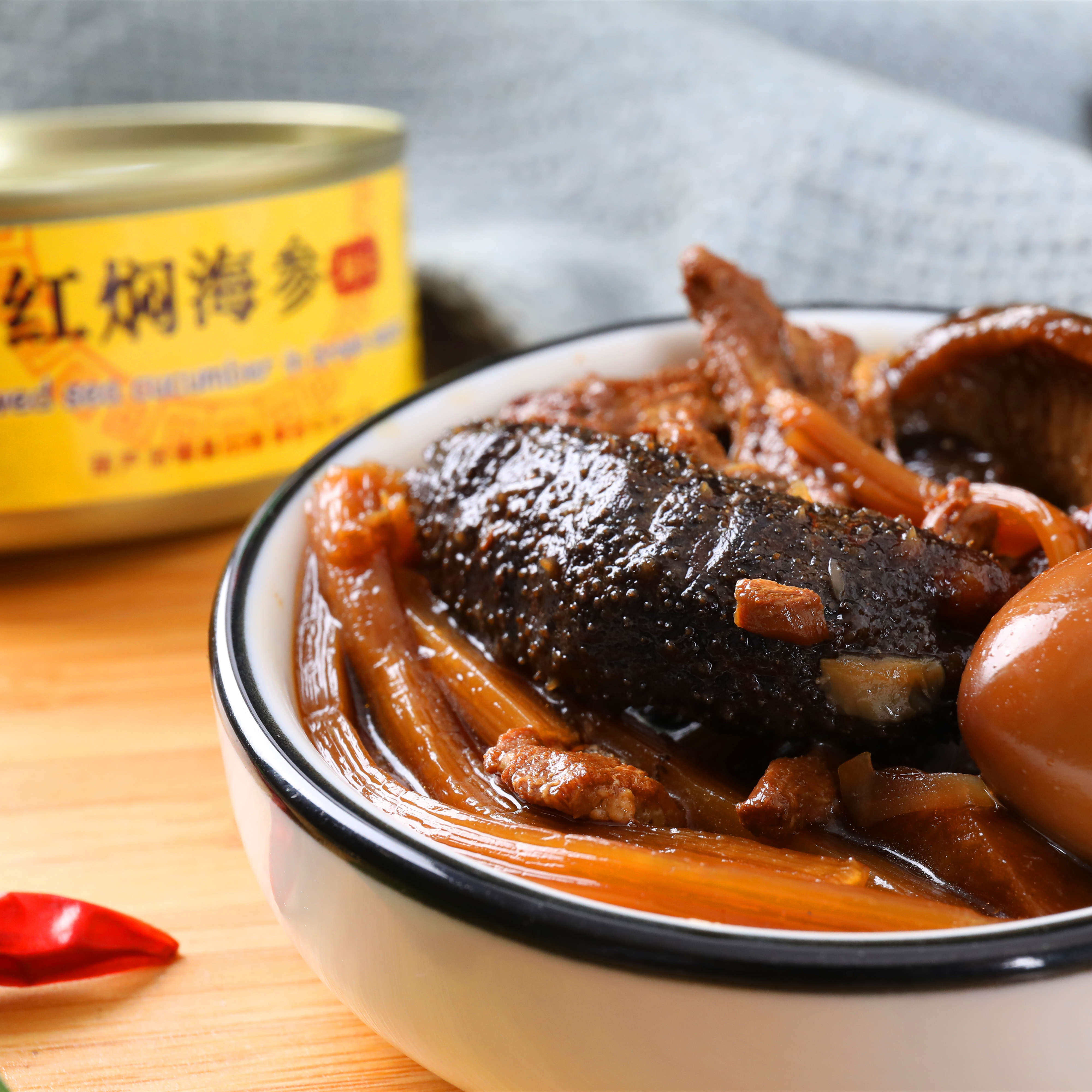 ZEJUN จักรพรรดิ Baxian ปลิงทะเลตุ๋น 100g - MixASale