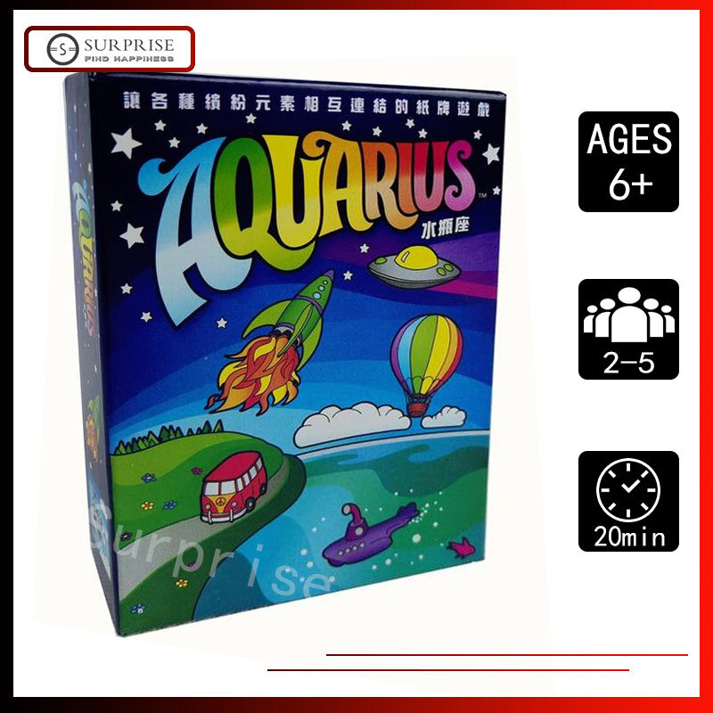 【Surprise】Looney Labs Aquarius Board Game Chinese Version Card Game ...