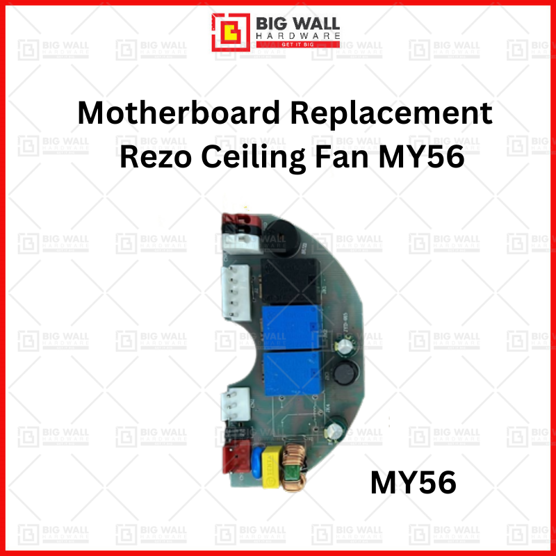 Motherboard Replacement for Rezo Ventus Ceiling Fan MY56/P100 56 Inch 5 ...