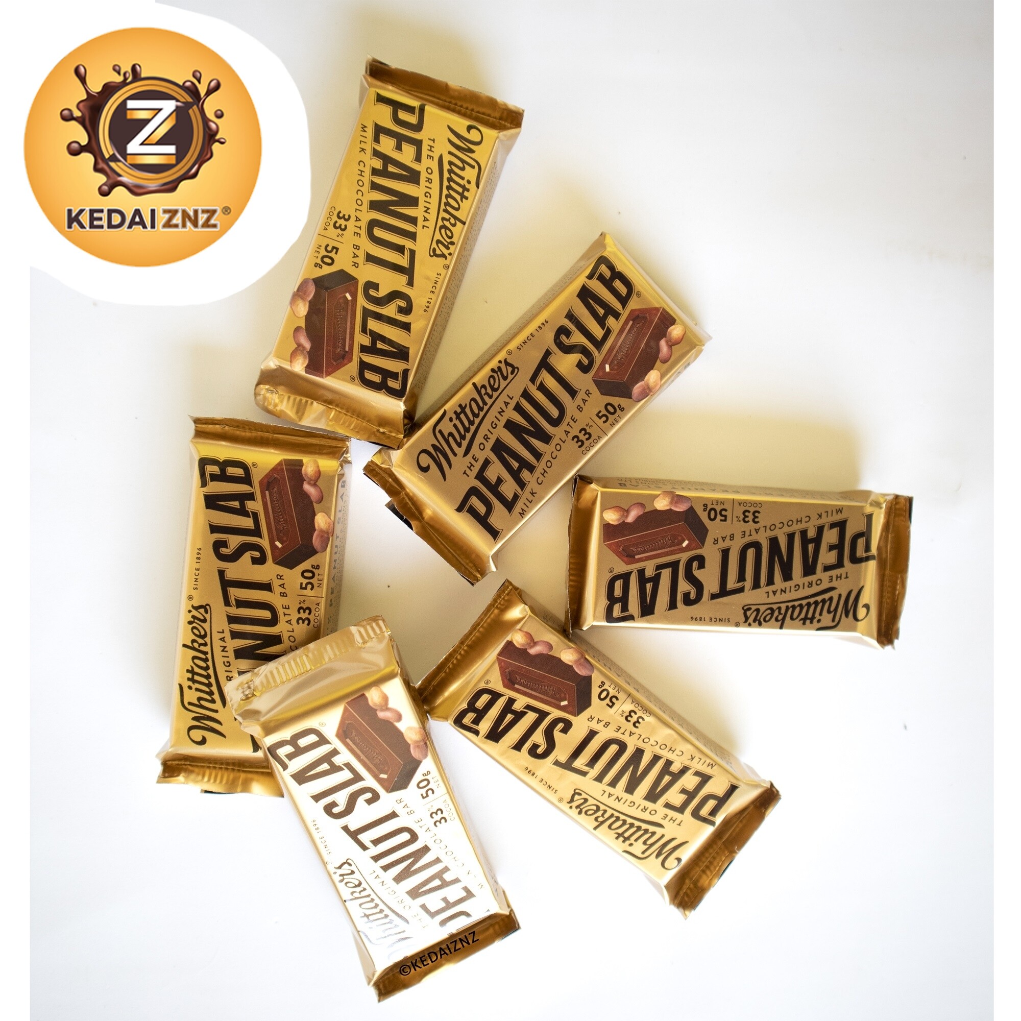 Chocolate Whittakers The Original Peanut Slab Milk Chocolate Bar 50g ...