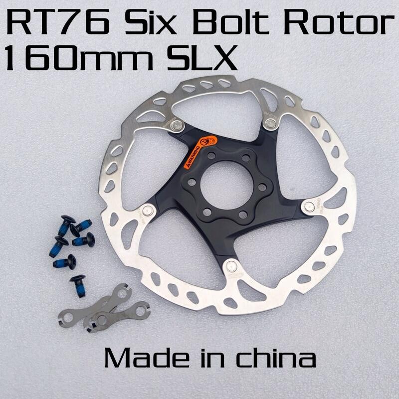SHIMANO RT76 Rotor Disc Brake Six Bolt DEORE XT MTB Cycling Bike 6 Bolt ...
