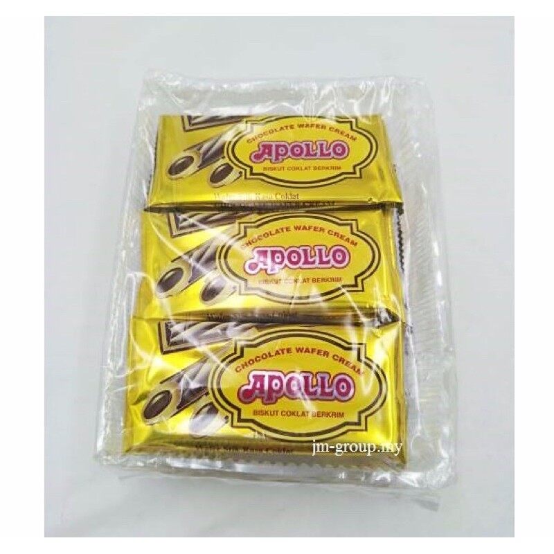 Apollo Stick Wafer Chocolate 12pcs | Lazada