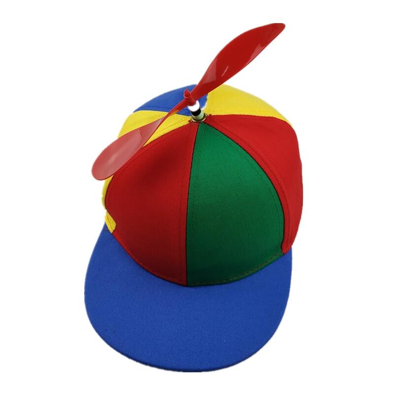 Funny Helicopter Propeller Baseball Caps Colorful Patchwork Cap Sun ...