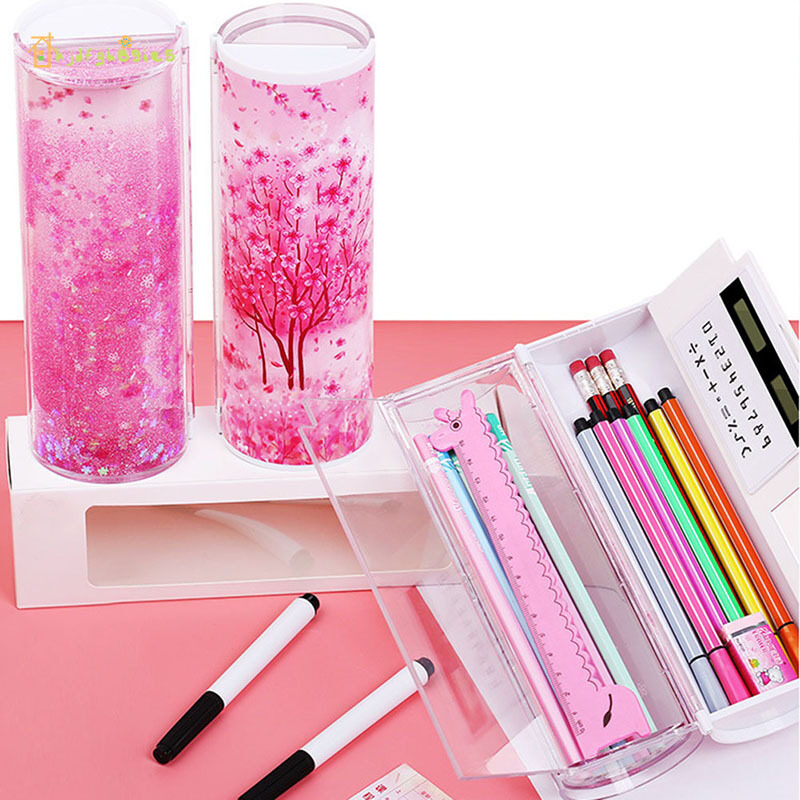 Kjdf ดูดเครื่องเขียนกล่องใสกรณีดินสอ - kjdfgh89ie5 - ThaiPick