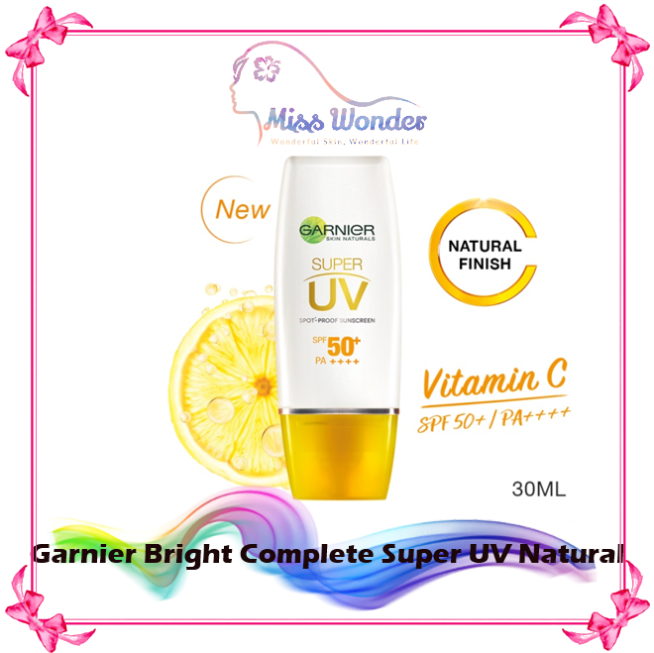 GARNIER Light Complete Super UV Natural SP50 30ml | Lazada