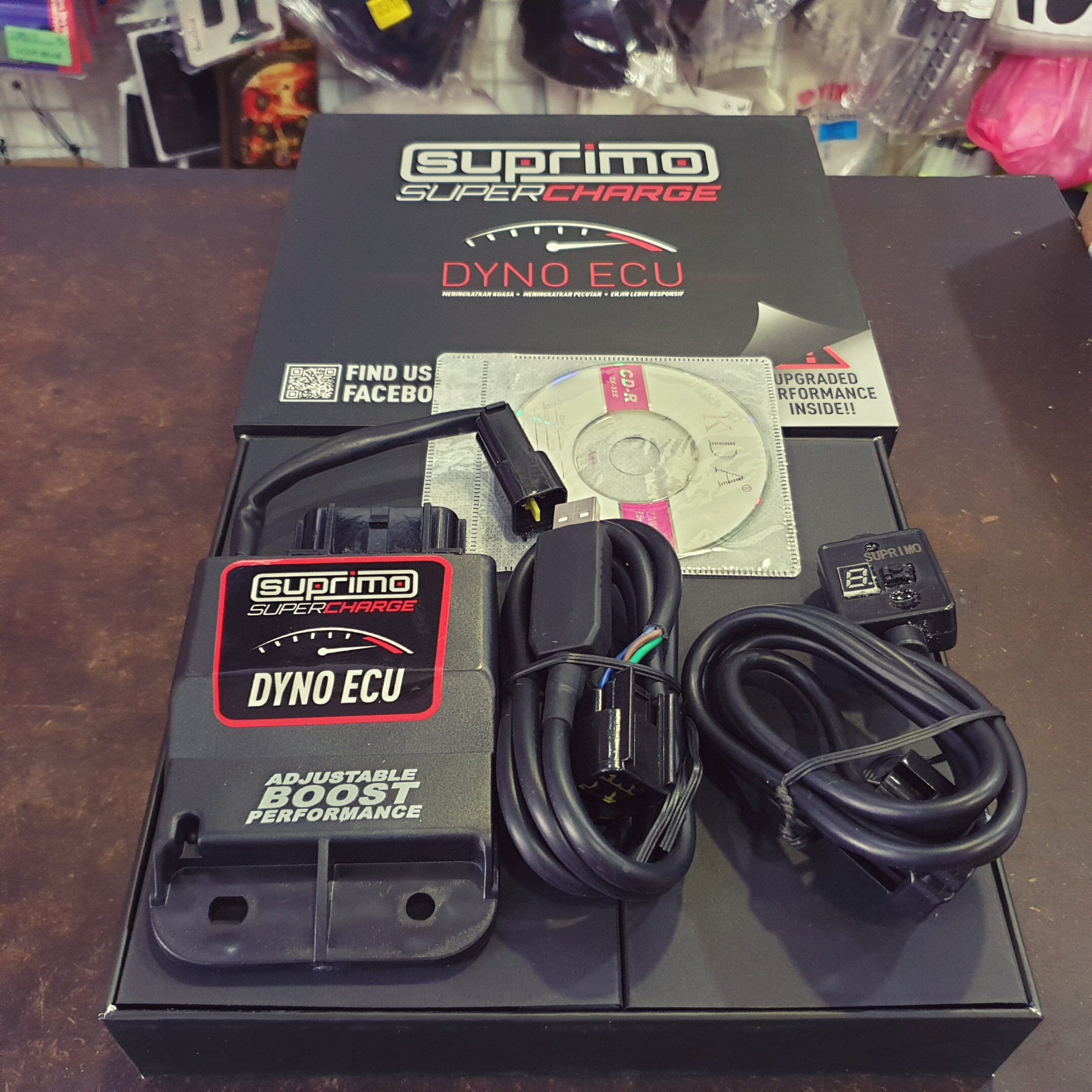 SUPRIMO ECU DYNO RS150 Y15ZR V1 V2 WITH SOFTWARE DYNO 100%ORIGINAL SUPRIMO | Lazada