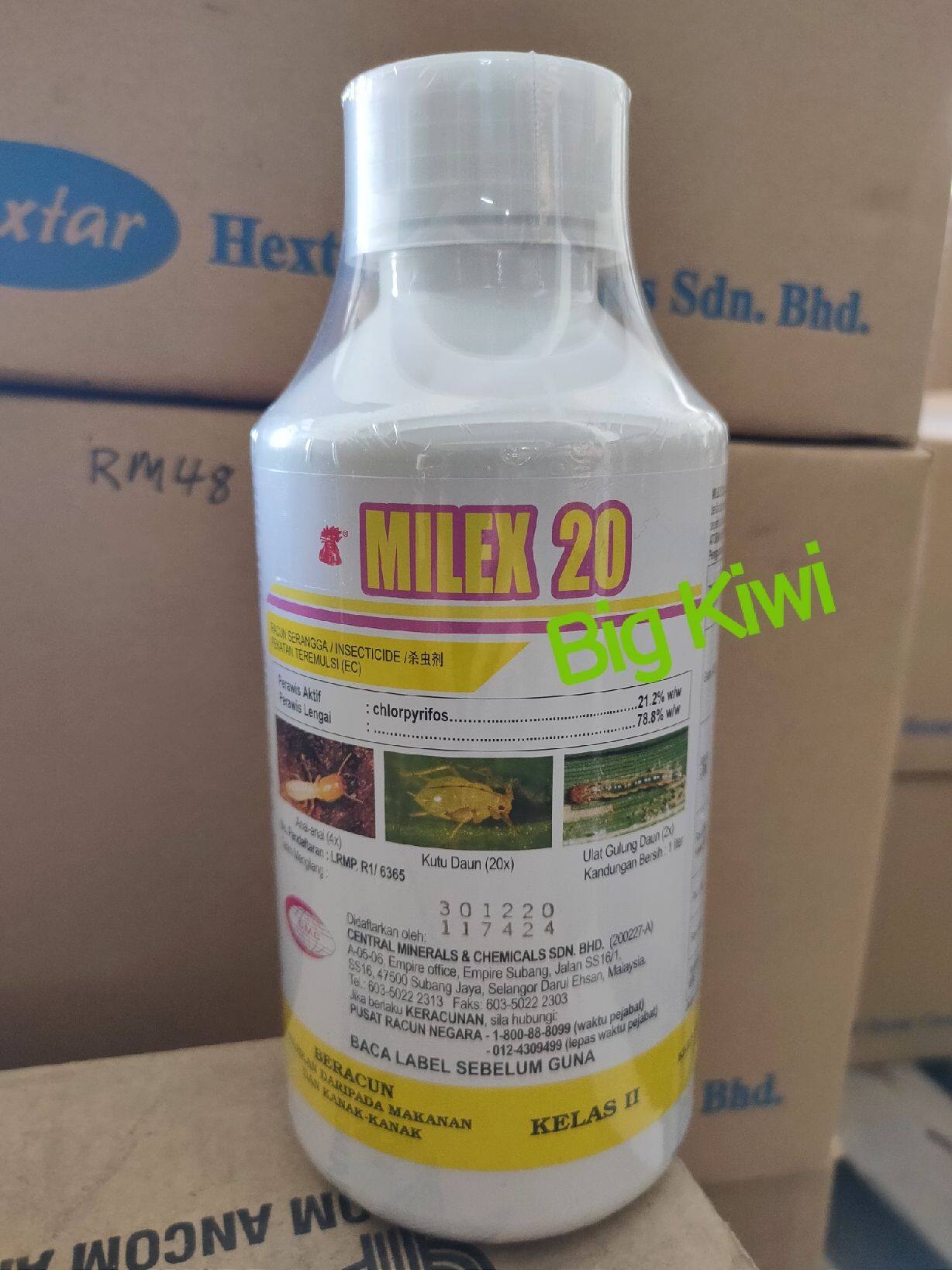Milex 20 1L - Racun Serangga Insecticide Anai-anai Termite Chlorpyrifos ...