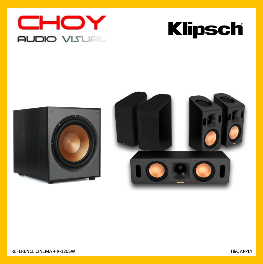 Klipsch Reference Cinema System Dolby Atmos 5.1.4 Satellite Speaker ...