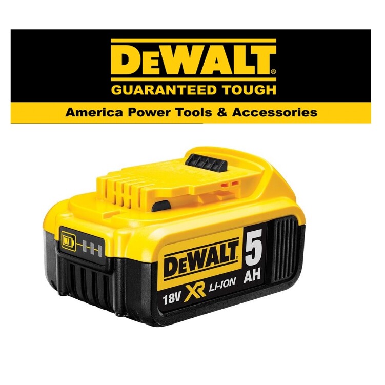 READY STOCK!!DEWALT DCB184-B1 18V XR Li-ion BATTERY (5.0Ah)EASY USE ...