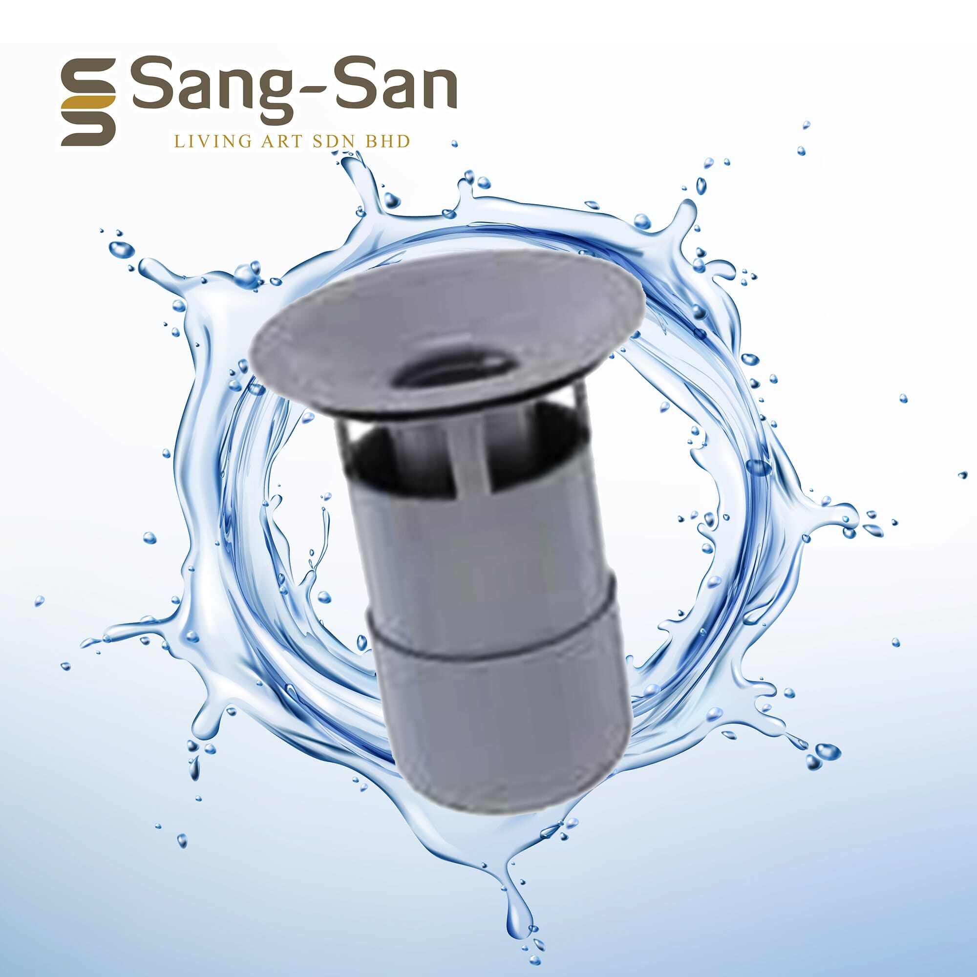 Sansico Water Trap (Grey) | Bathroom Kitchen Floor Drain Water Trap ...