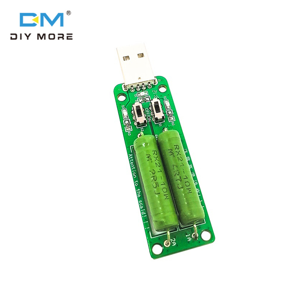 【100% Original】diymore ตัวต้านทาน USB Dc Load สวิตช์แบบปรับได้3 5V1A ...