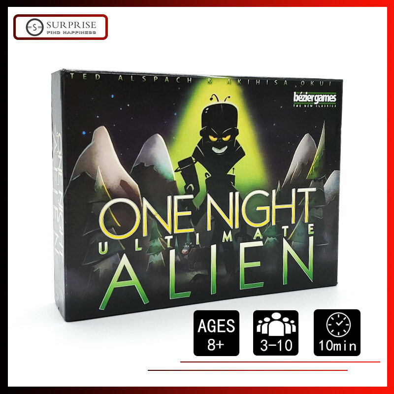 Card Game ONE NIGHT ULTIMATE ALIEN Party Game English Version | Lazada