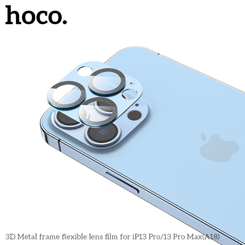 HOCO 2021 3D กรอบโลหะยืดหยุ่นเลนส์ฟิล์มสำหรับ IP13 Mini,สำหรับ IP13 ...